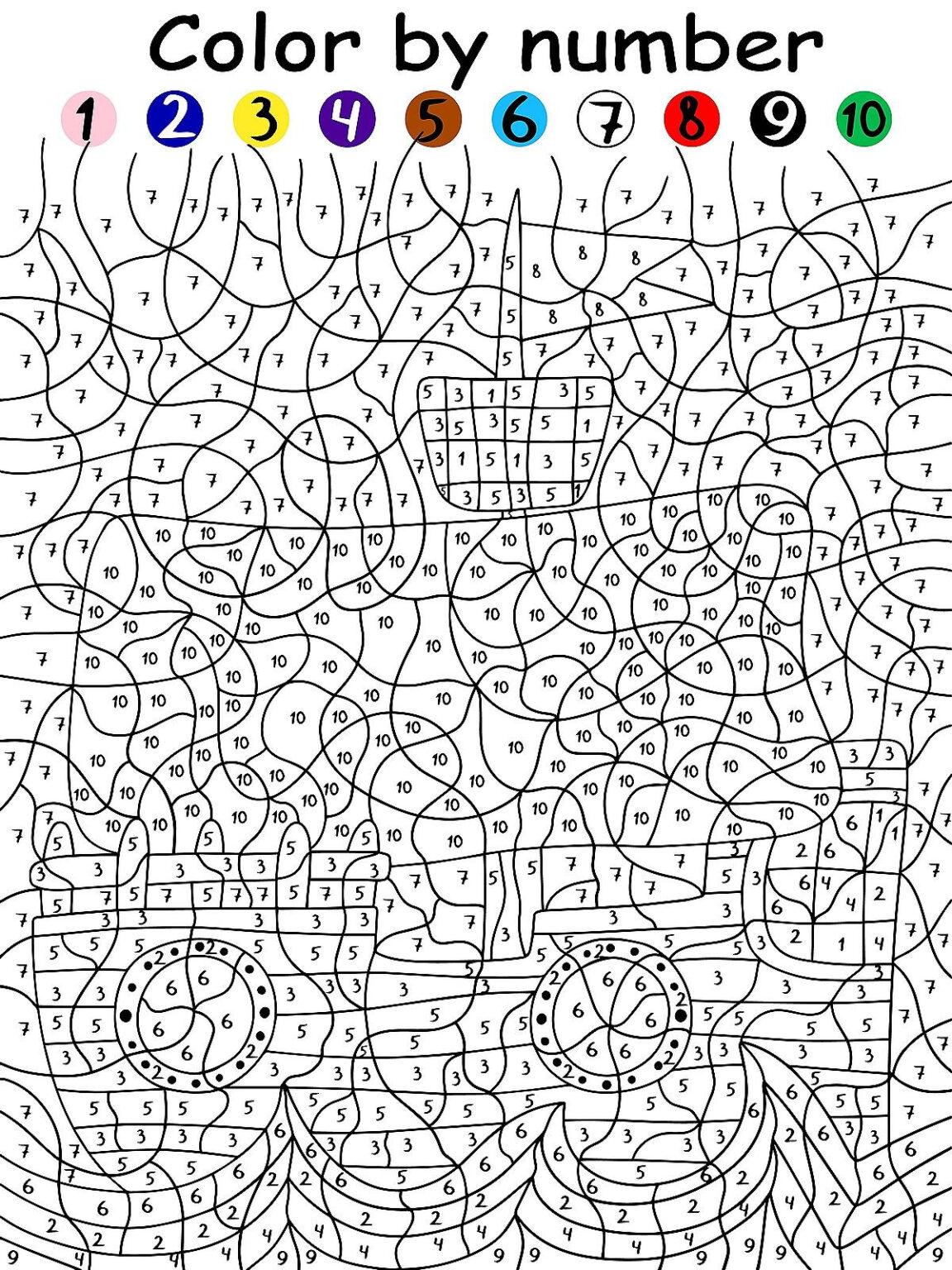 Color By Number Printables | FREE Printables