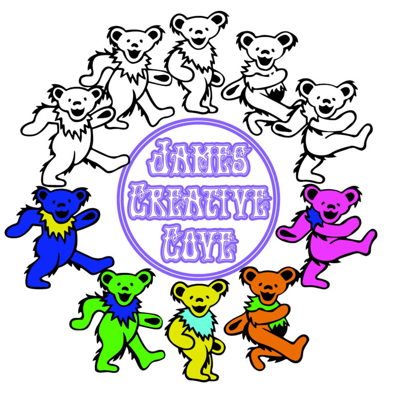 Greatful Dead Bear Printable | FREE Printables